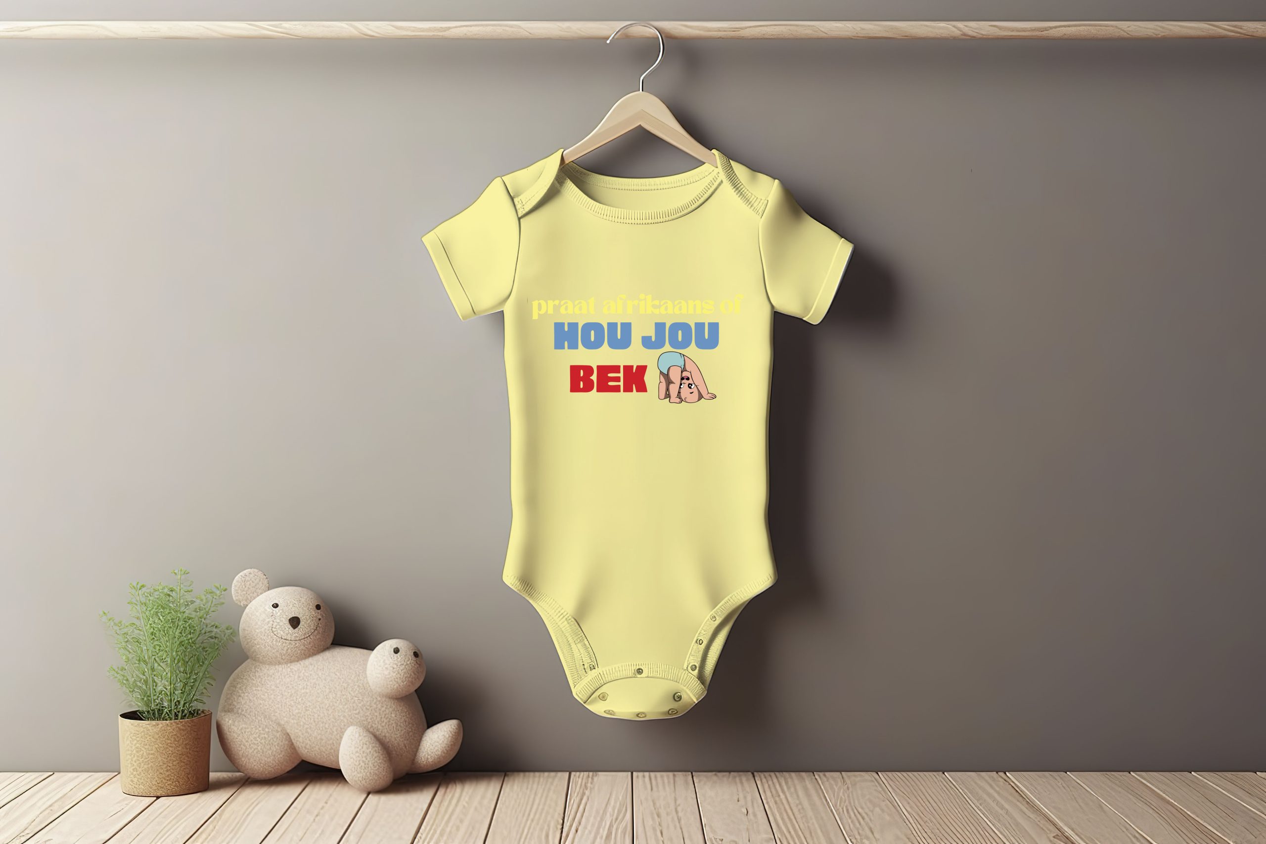 Praat Afrikaans Baby Grower Short Sleeve - Main Site